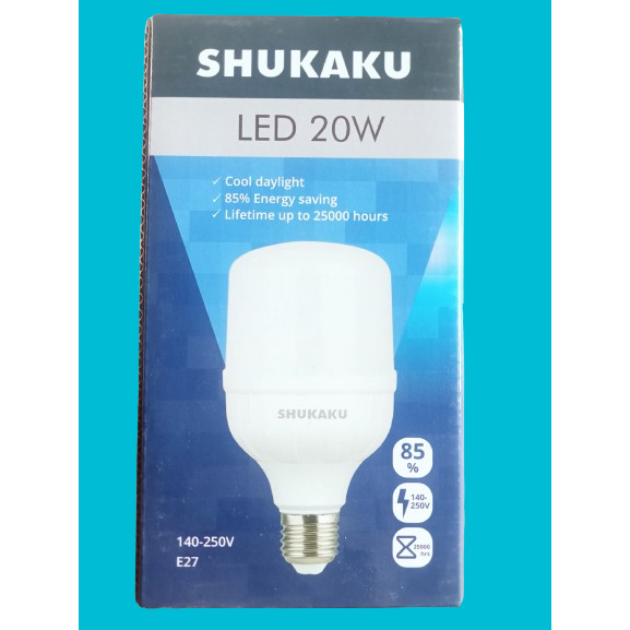 Jual LAMPU LED 20W / 25W SHUKAKU TABUNG LED CAHAYA PUTIH | Shopee Indonesia