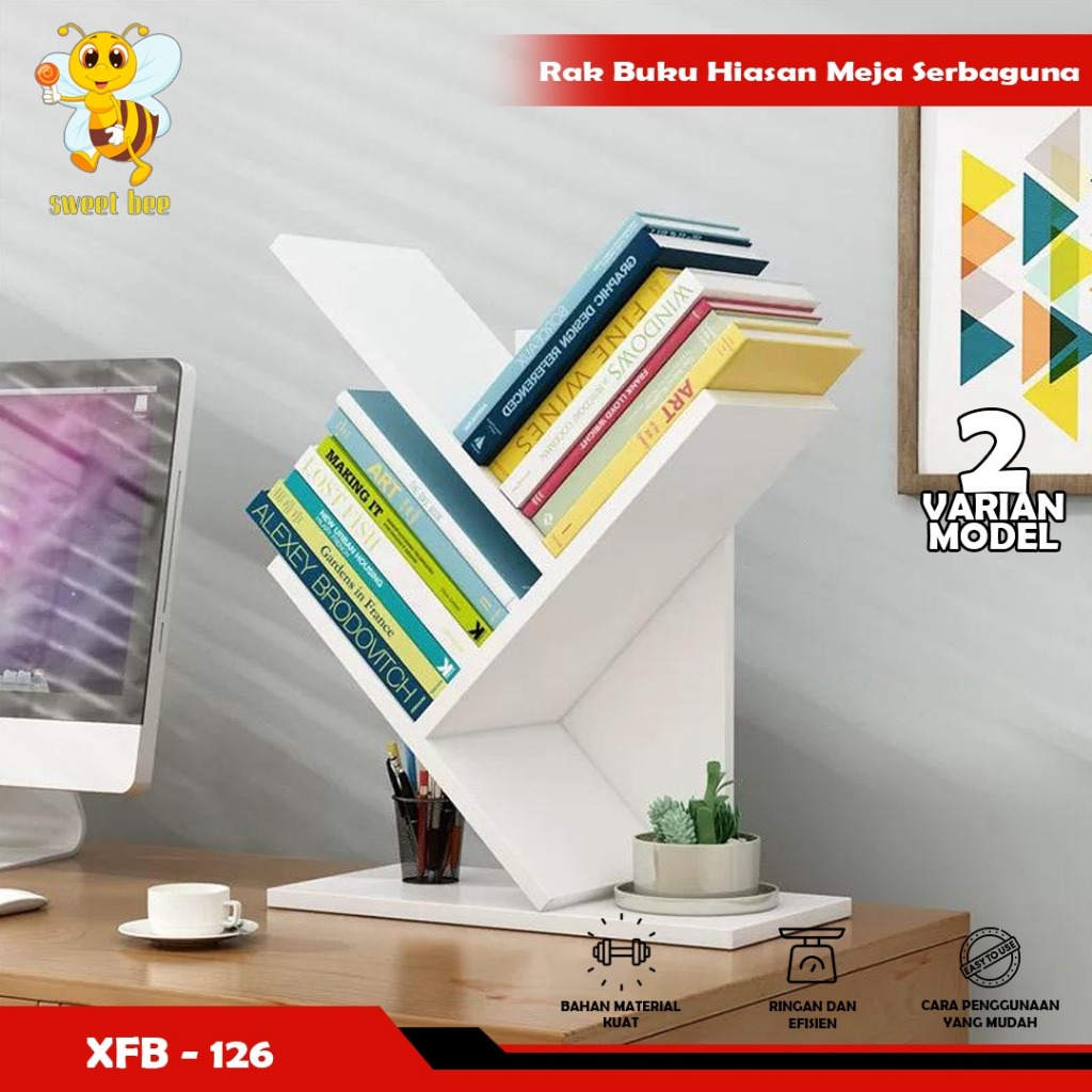 Jual Rak Buku Kecil Berbentuk Pohon Di Meja Siswa Rak Penyimpanan ...