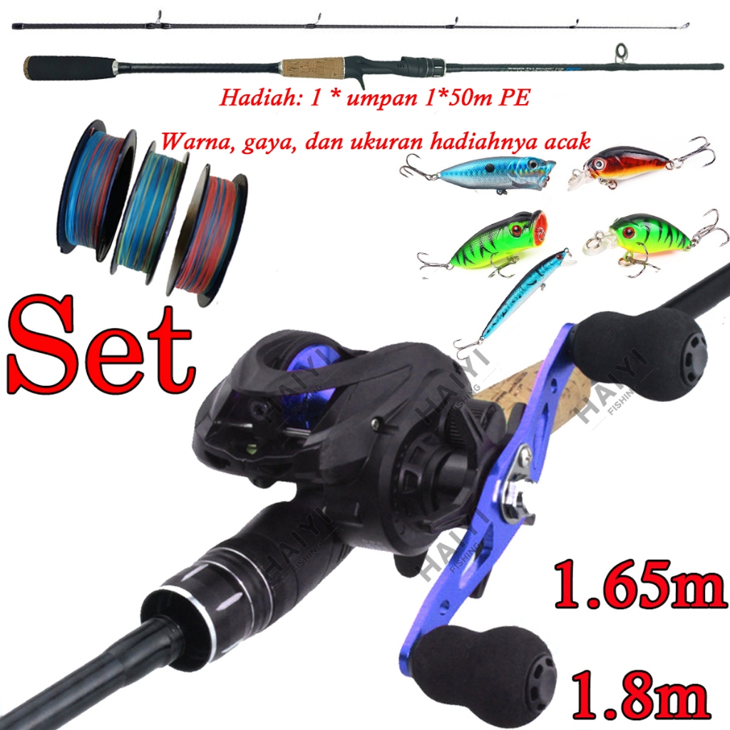 Jual HAIYI FISHING Set Pancing Lengkap Murah Pancing 1 Set Lengkap Kuat COD Set Alat Pancing ...