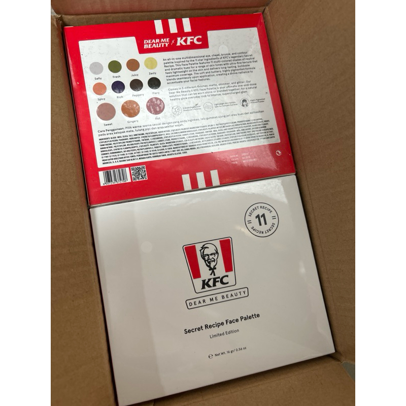 Jual Dear Me Beauty X KFC Secret Recipe Face Palette | Shopee Indonesia