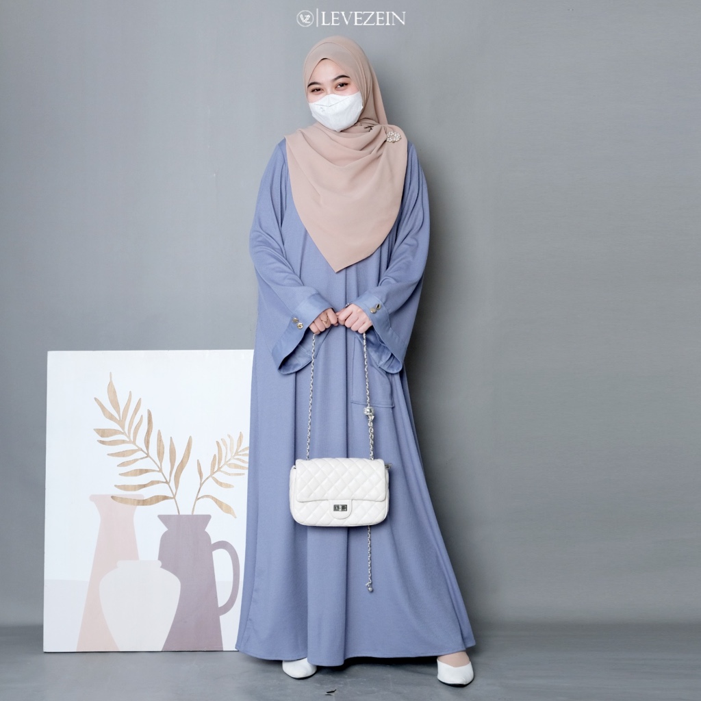 Jual Yuka Abaya Syar'i Soft Canolla Knit By Levezein (Gamis Haji dan Umroh) | Shopee Indonesia