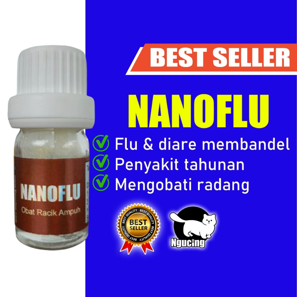 Jual NANOFLU obat racik kucing untuk flu akut tahunan yang tidak sembuh-sembuh | Shopee Indonesia