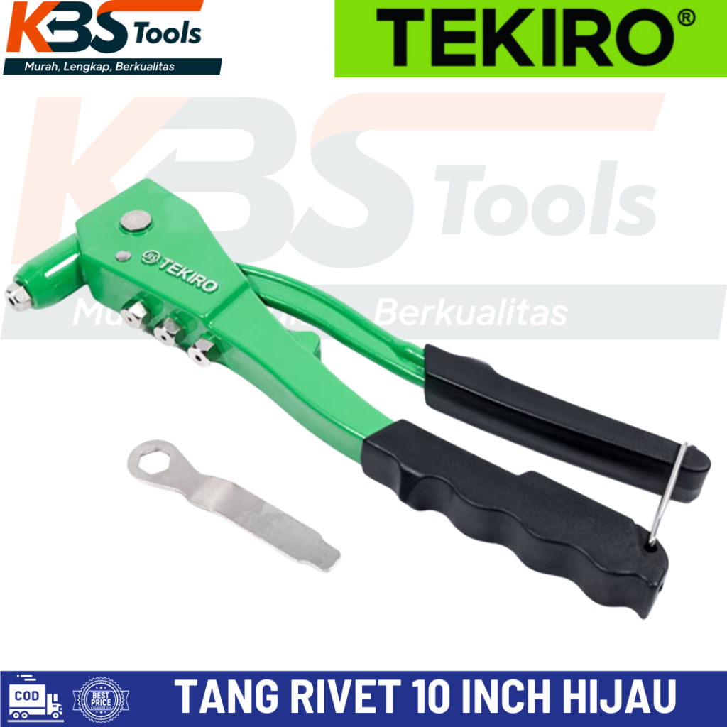 Jual TEKIRO Tang Rivet 10" Hijau (2,4-4,8 mm) / Hand Riverter 10 / Tang ...
