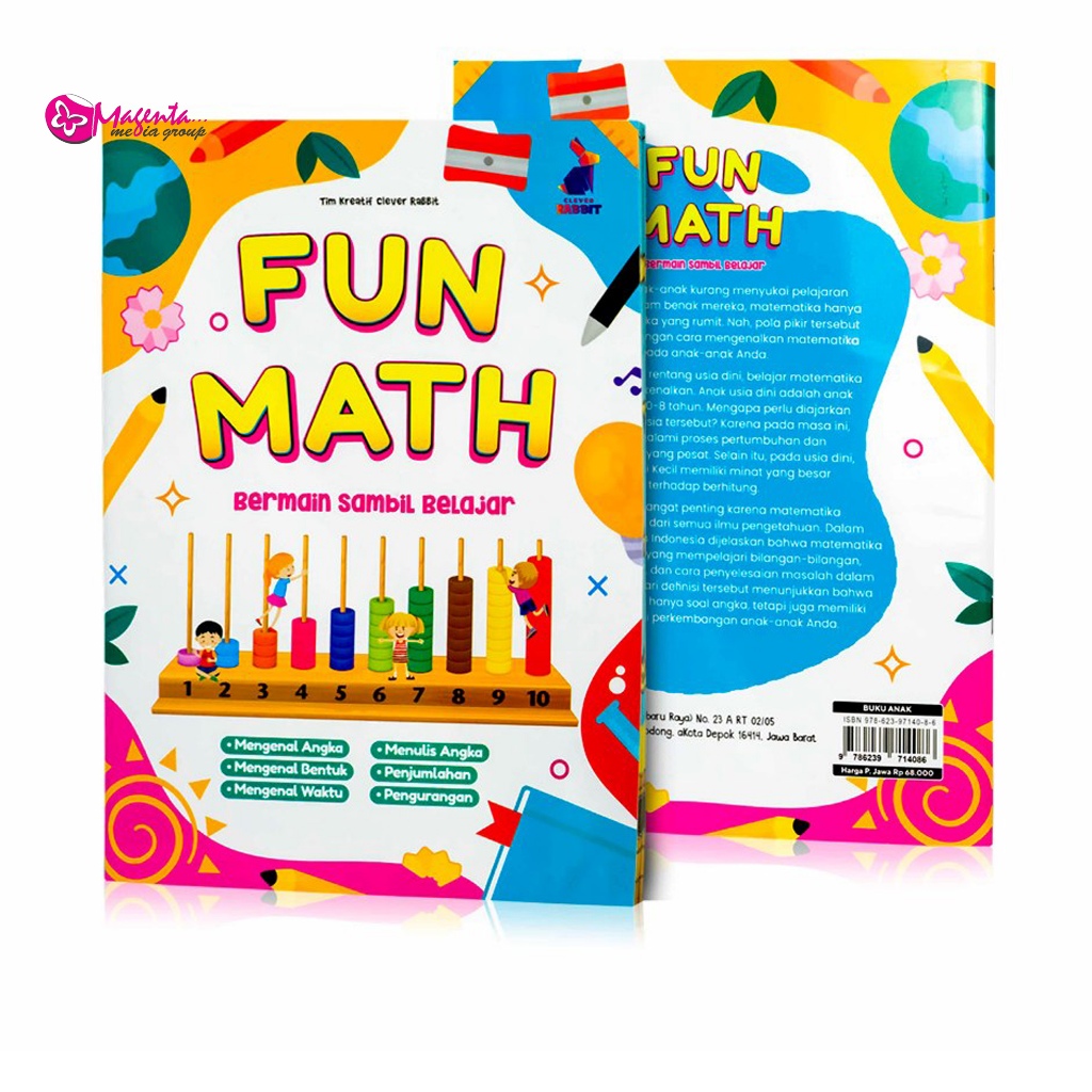 Jual Buku Matematika Anak TK Paud - Fun Math Bermain Sambil Belajar ...