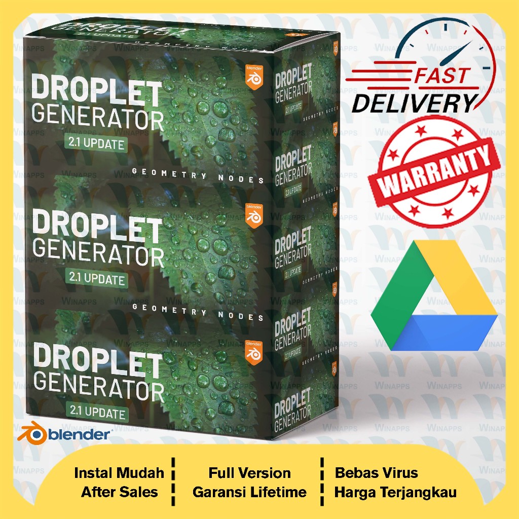 Jual Droplet Generator for Blender 3D | Shopee Indonesia