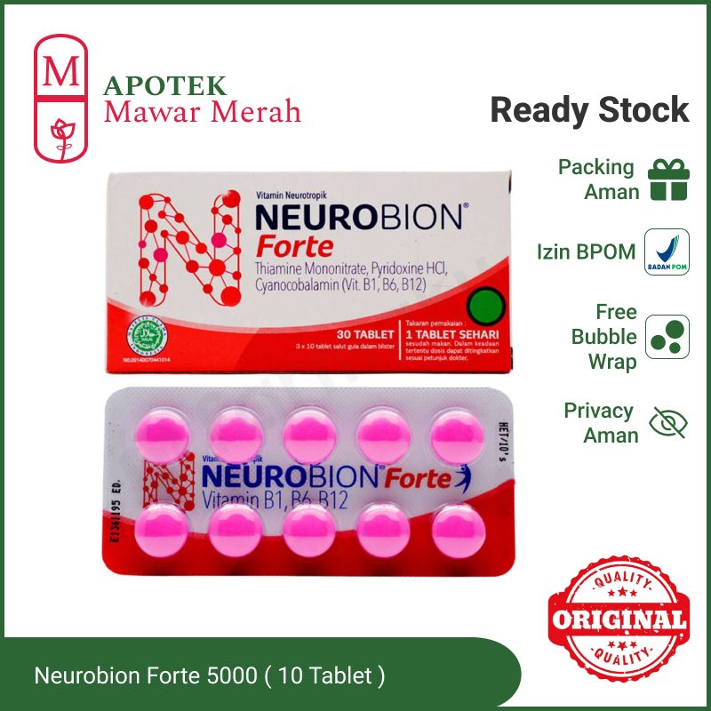 Jual Neurobion Forte 1 Strip 10 Tablet | Obat Untuk Menjaga Kesehatan ...