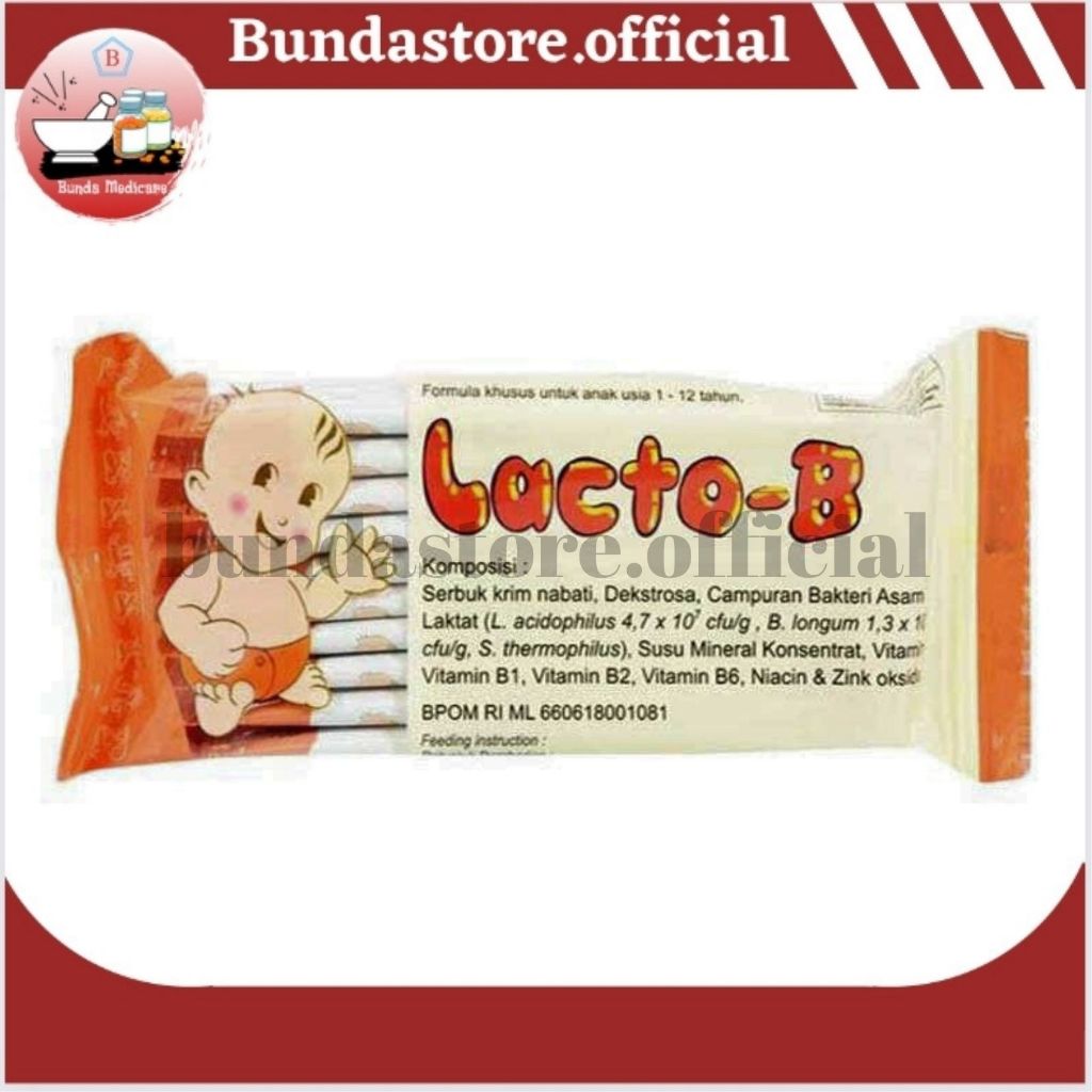 Jual Lacto-B Sachet / Probiotik untuk Diare l Untuk anak dan bayi ...