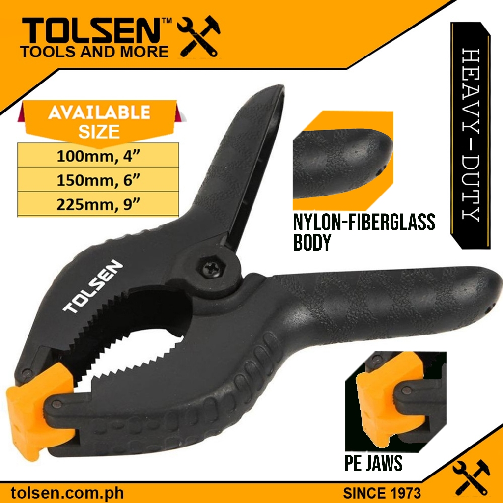 Jual Spring Clamp 6 Inch Tolsen Penjepit Kayu Besi Klem Catok Clamp 6 ...