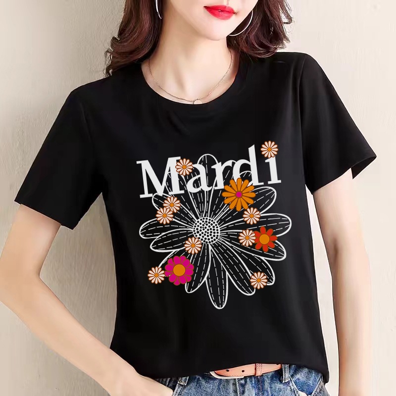 Jual MARDI FLOWER Pola bunga cantik atasan wanita kekinian korean style ...