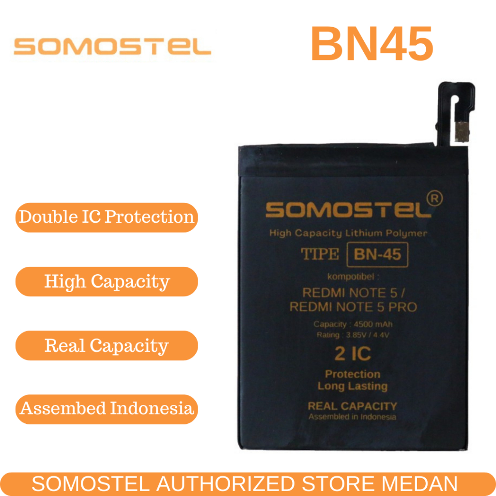 Jual BN45 BN 45 Redmi Note 5 / Redmi Note 5 Pro Baterai Original ...
