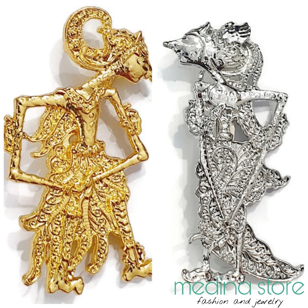 Jual Bros Wayang Srikandi/Arjuna/Krisna/Subadra/Bros Etnik Klasik/Bros ...