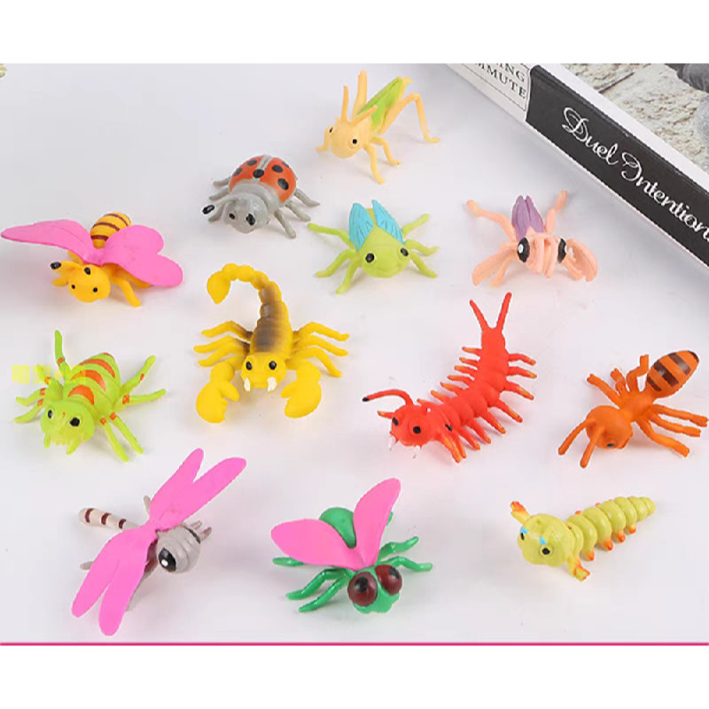 Jual MAINAN SERANGGA KARTUN LUCU INSECTA 12PCS | Shopee Indonesia