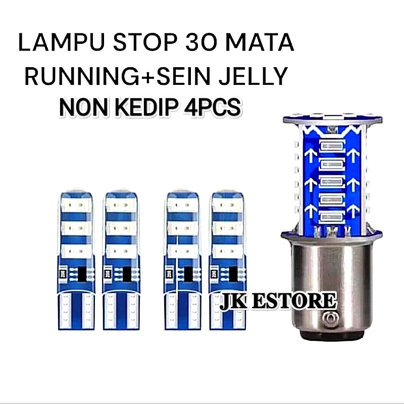 Jual Paket Lampu Stop Rem 30 Mata Led Running + Lampu Sein Non Kedip ...
