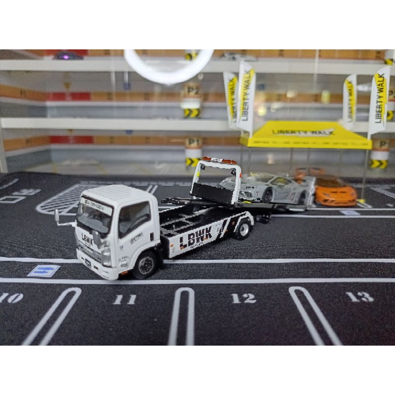 Jual MINI GT ISUZU N-SERIES LBWK LIBERTY WALK WHITE PUTIH TRUCK TOWING ...