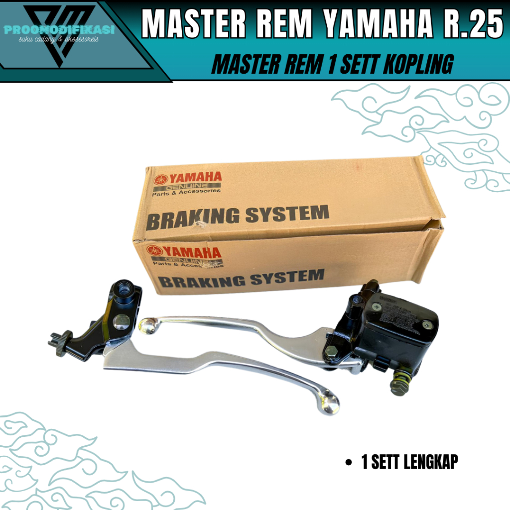 Jual (BEST SELLER) MASTER REM R25 KOPLING R25 ORI HANDLE R25 MASTER REM ...