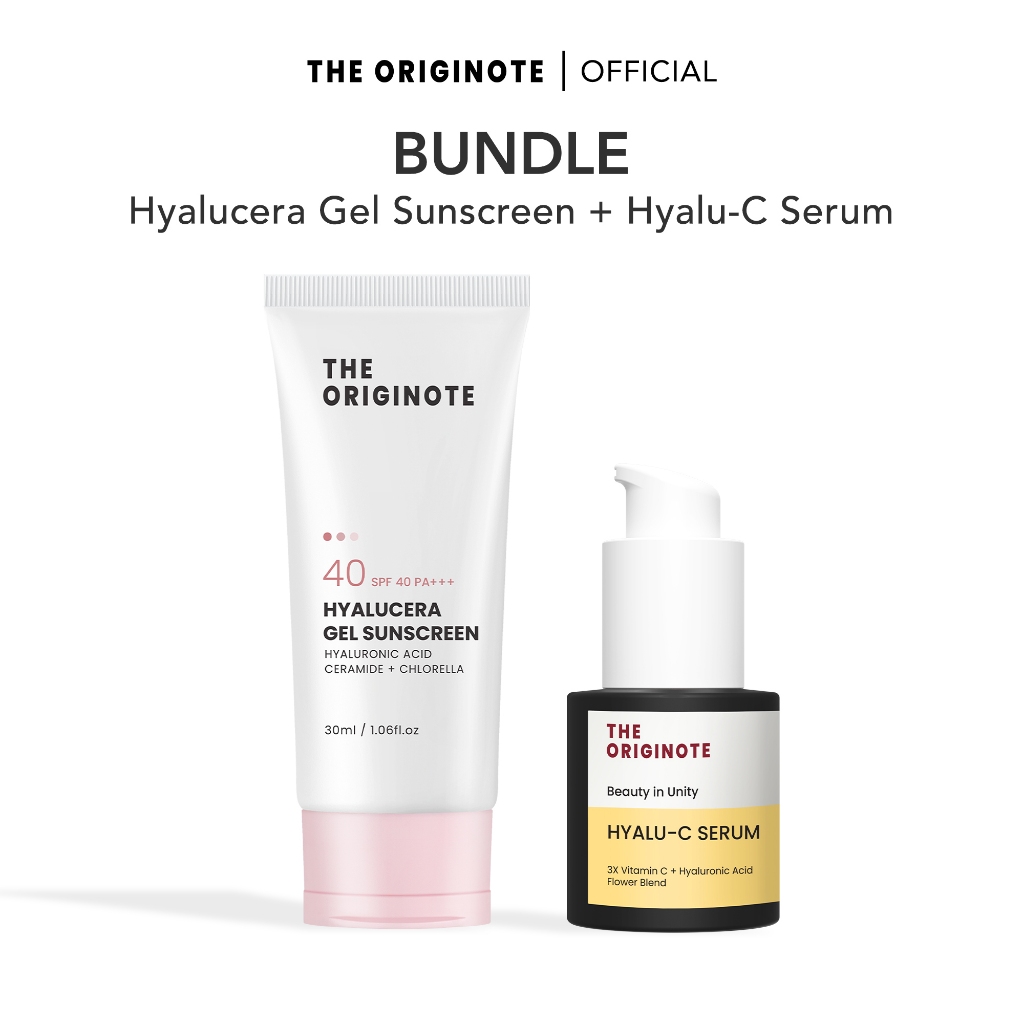 Jual The Originote Bundle Hyalucera Gel Sunscreen SPF 40 PA+++ dan ...