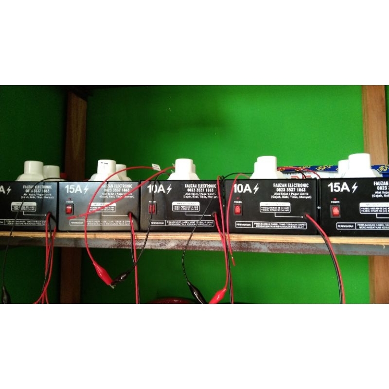 Jual Pemancar Arus Pagar Listrik Kejut 15A 6000watt 2 output pakai ...