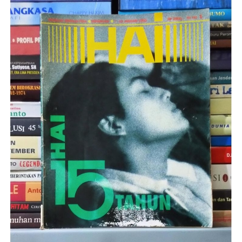 Jual Majalah Hai no.1 / 7 Januari 1986 : Edisi 15 tahun HAI - Cover Onky Alexander | Shopee ...