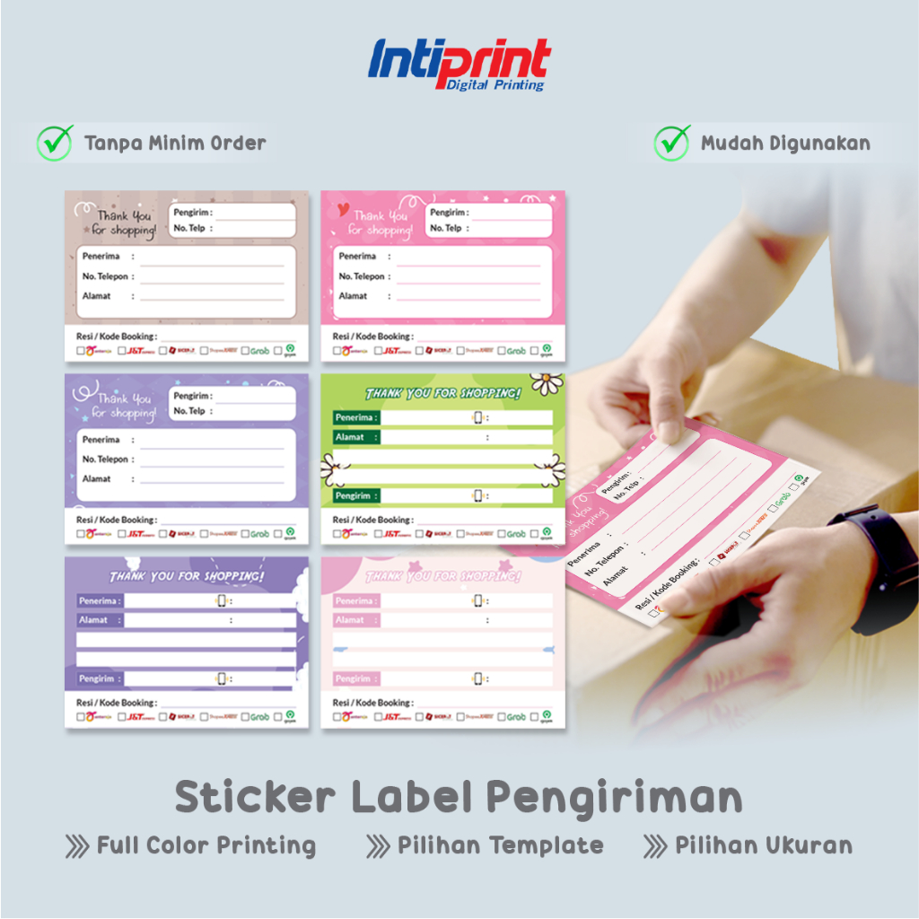 Jual Sticker Label Pengiriman Olshop [READY STOCK] Stiker Paket ...
