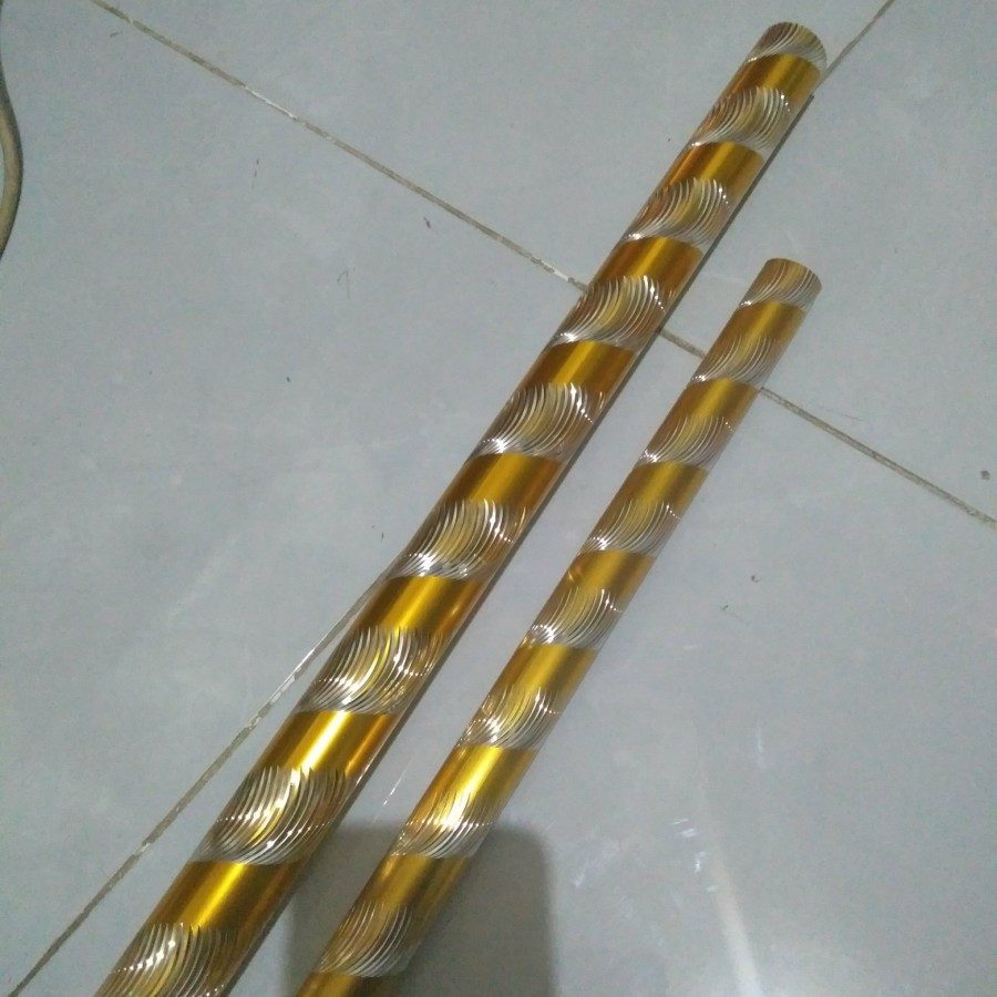 Jual Rel Tiang Batang Besi Gorden per 10cm Kosongan Rel Pipa Bulat Saja ...