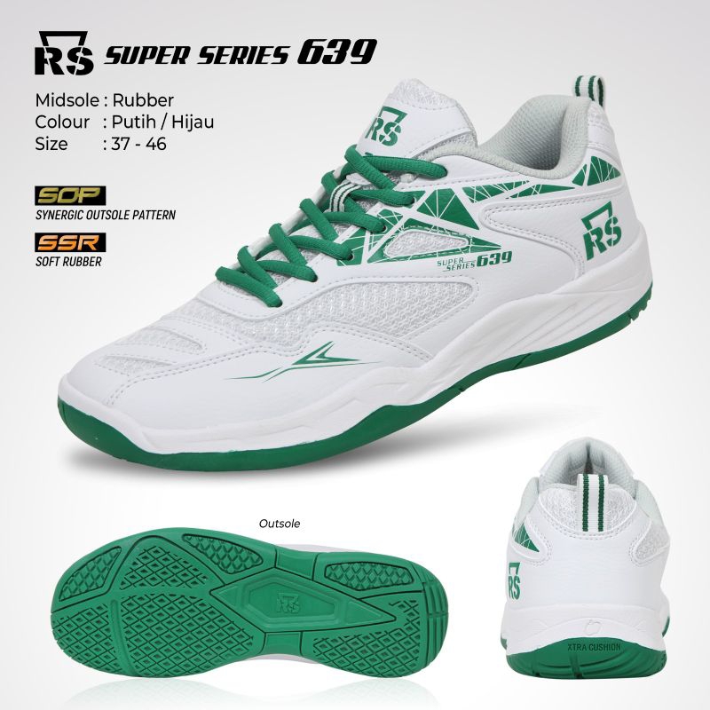 Jual sepatu RS SUPER SERIES 639/sepatu badminton reinforce speed SS 639 ...