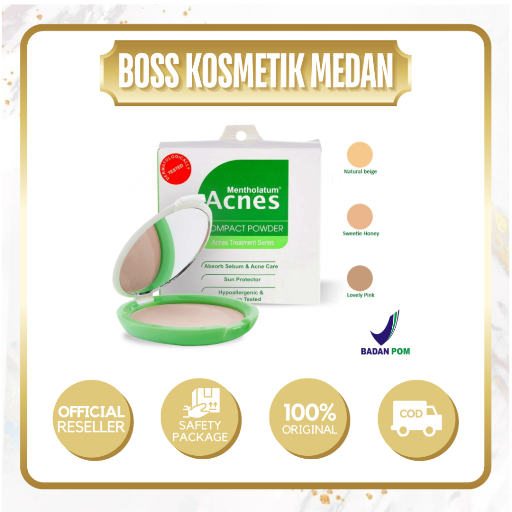 Jual ACNES COMPACT POWDER (Absorb Sebum & Acne Care) | Shopee Indonesia