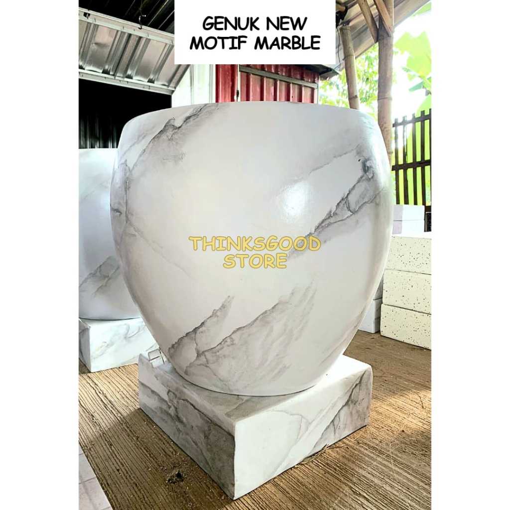 Jual BAK MANDI GENTONG AIR MINIMALIS MODEL TERASO GENUK NEW MARBLE TYPE ...