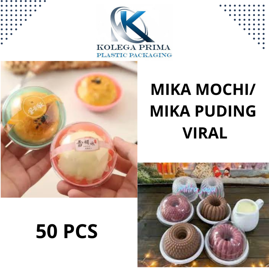 Jual MIKA MOONCAKE/ MIKA MOCHI/ MIKA CUPCAKE/ MIKA PUDING/ EGG YOLK PUFF BULAT ISI 50PCS ...