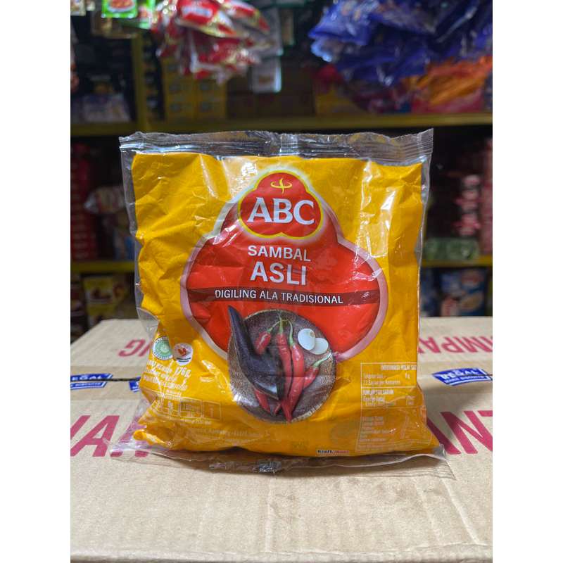 Jual ABC SAMBAL ASLI STIK 8GR PAK ( ISI 22 SACHET ) | Shopee Indonesia