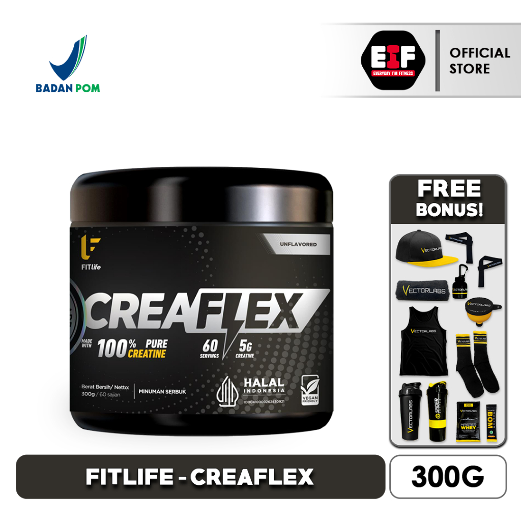 Jual FITLIFE Creaflex 300g / 60 Serving | Shopee Indonesia