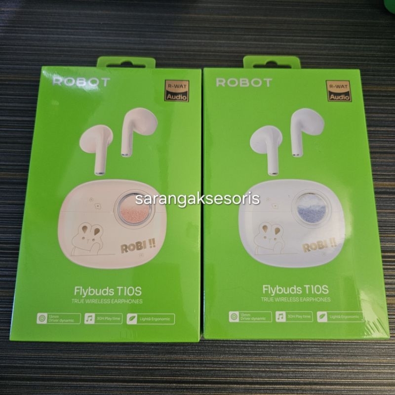 Jual Robot Flybuds Crystal Robi Earbuds Earphone Wireless Headset ...