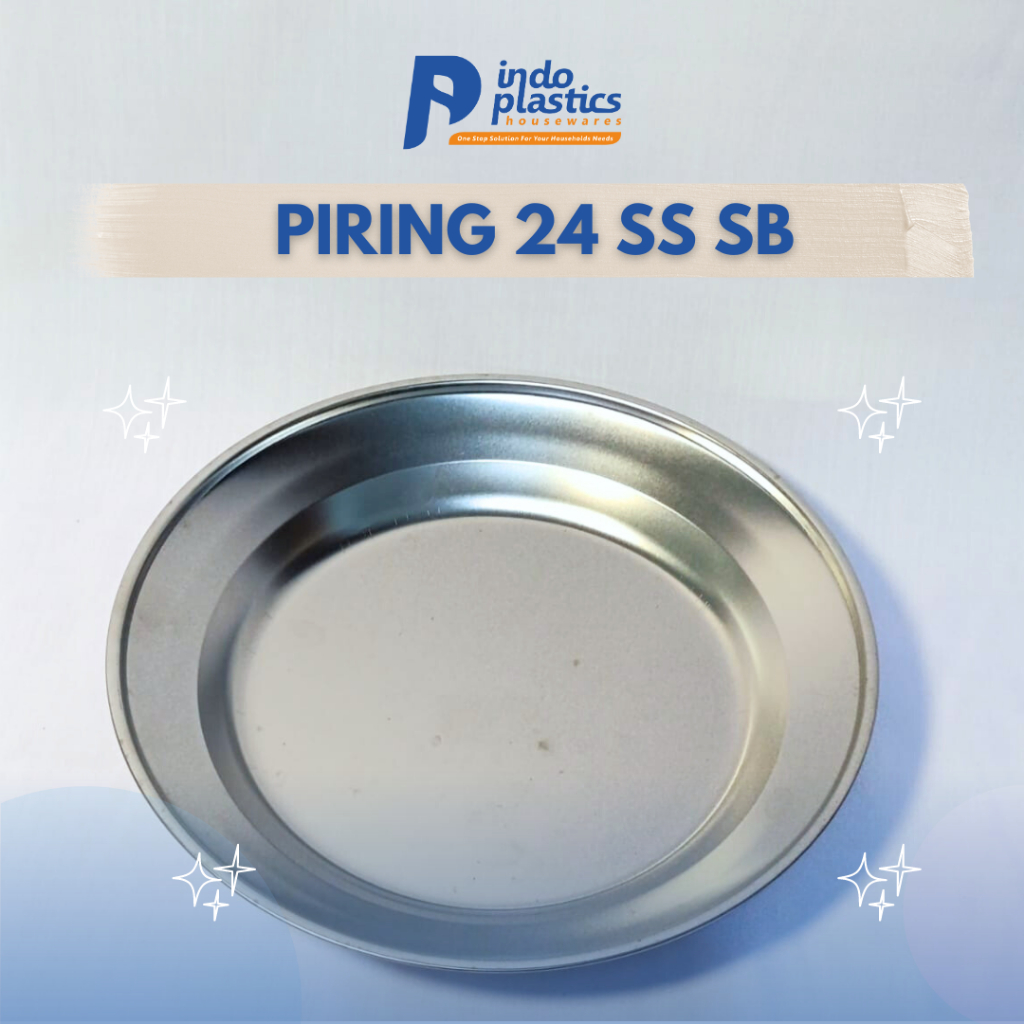 Jual Piring/Tempat Makan Diameter 24 SS SB/Piring Seng Murah/Piring ...
