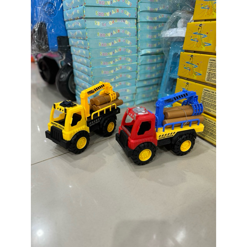 Jual TRUCK LOGGING KAYU AK93 - MAINAN ANAK TRUCK MUAT KAYU KEREN WARNA ...