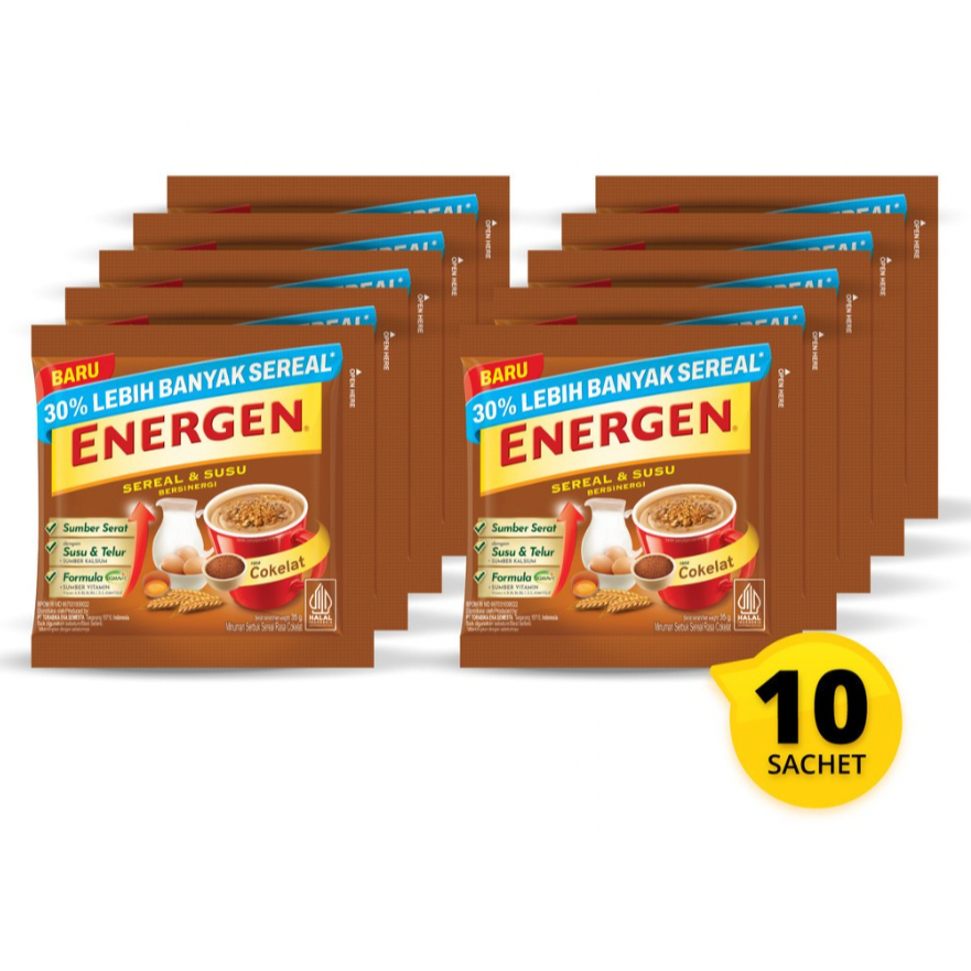 Jual MAYORA Energen Sereal & Susu Bersinergi 10 sachet & 5 Sachet ...
