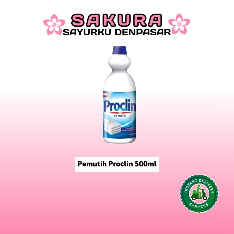 Jual Pemutih Pakaian Proclin 500ml - SAKURA | Shopee Indonesia