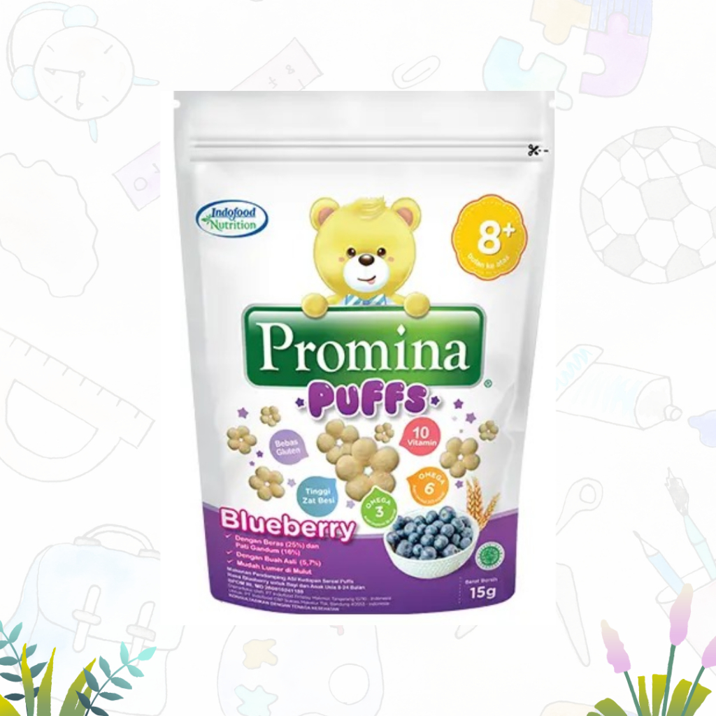 Jual Promina Puff Blueberry 8+ I Camilan Puff Bayi 15gr (PCS) | Shopee ...