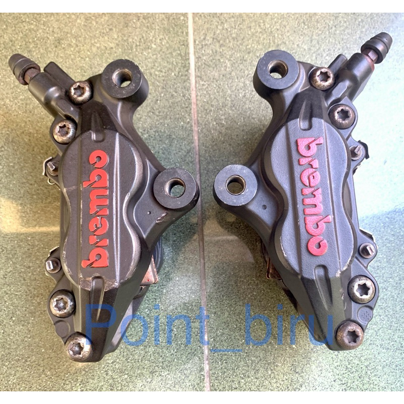 Jual kaliper brembo axial Black Mamba 4 piston 2 pin ori | Shopee Indonesia