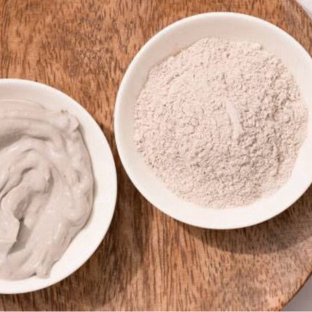 Jual PURE PREMIUM natural white bentonite clay powder bubuk lempung ...