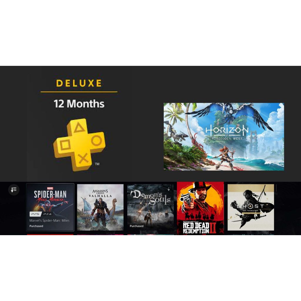 Jual Playstation Plus PS PLUS Deluxe 1 tahun PS4 PS5 | Shopee Indonesia