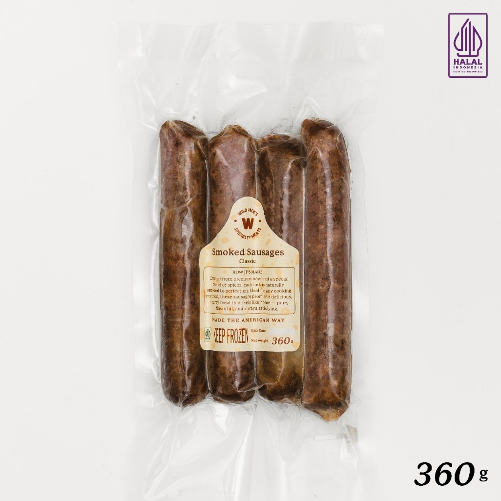 Jual Smoked Sausage - Sosis sapi / Premium Beef Sausage / Sosis Daging ...