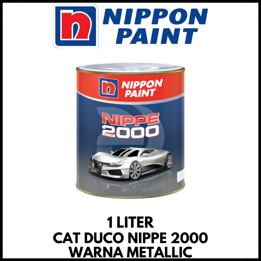 Jual Cat Duco Nippe 2000 1Liter Warna Metallic / NIPPON PAINT | Shopee Indonesia
