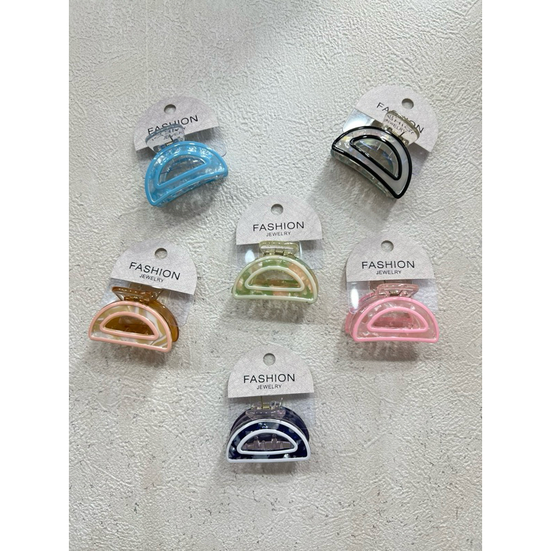 Jual Jedai Rambut Warna Permen Marble 3cm | Shopee Indonesia