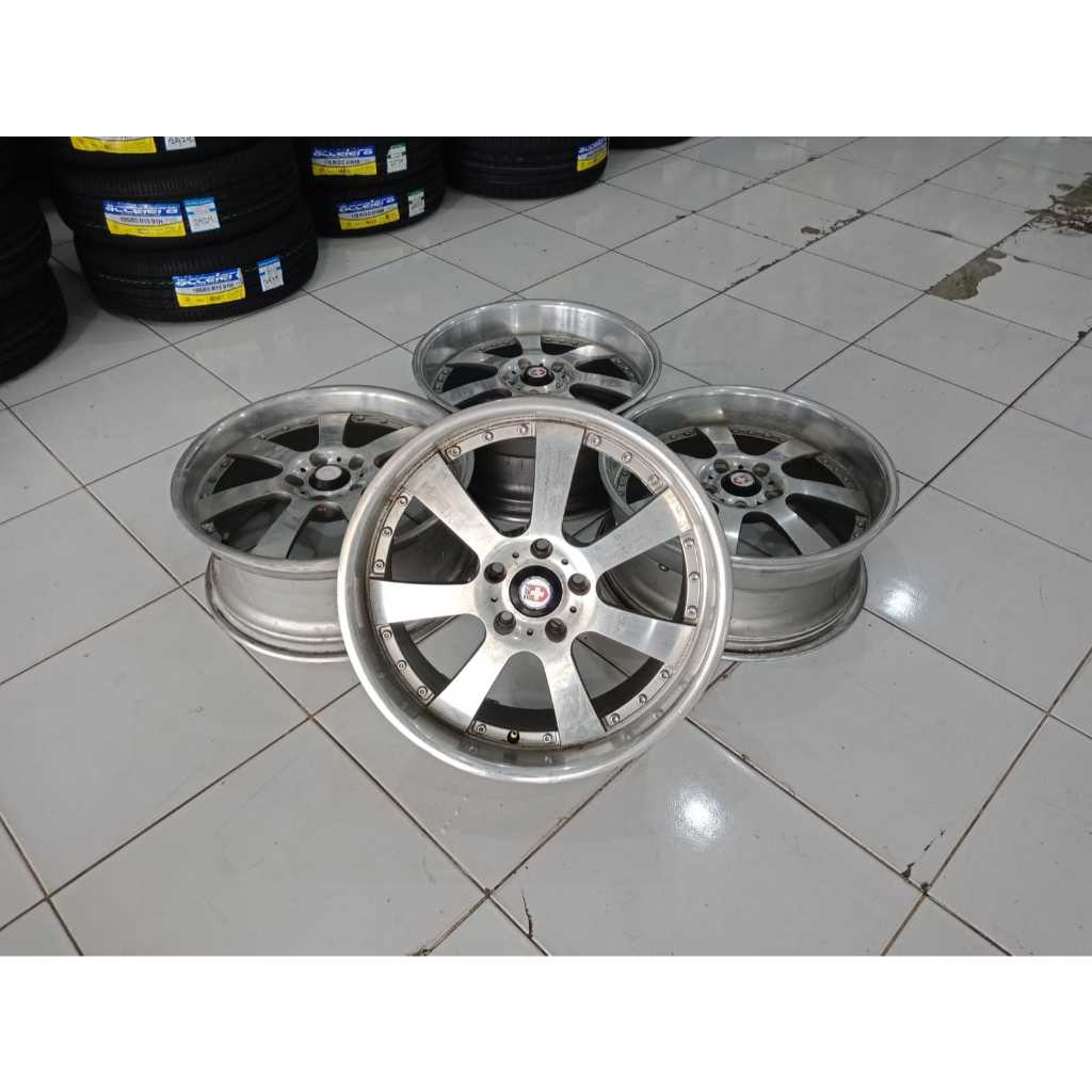 Jual VELG RACING BEKAS MURAH R18 BAUT 5X114 HRE MODEL CELONG COCOK UNTUK SERENA VITARA CAPTIVA ...
