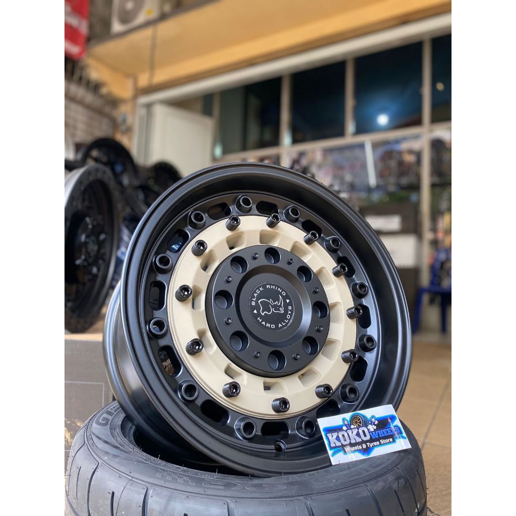 Jual Velg Mobil Black Rhino ring17 Untuk Mobil Taft Landcuiser Vx100 ...