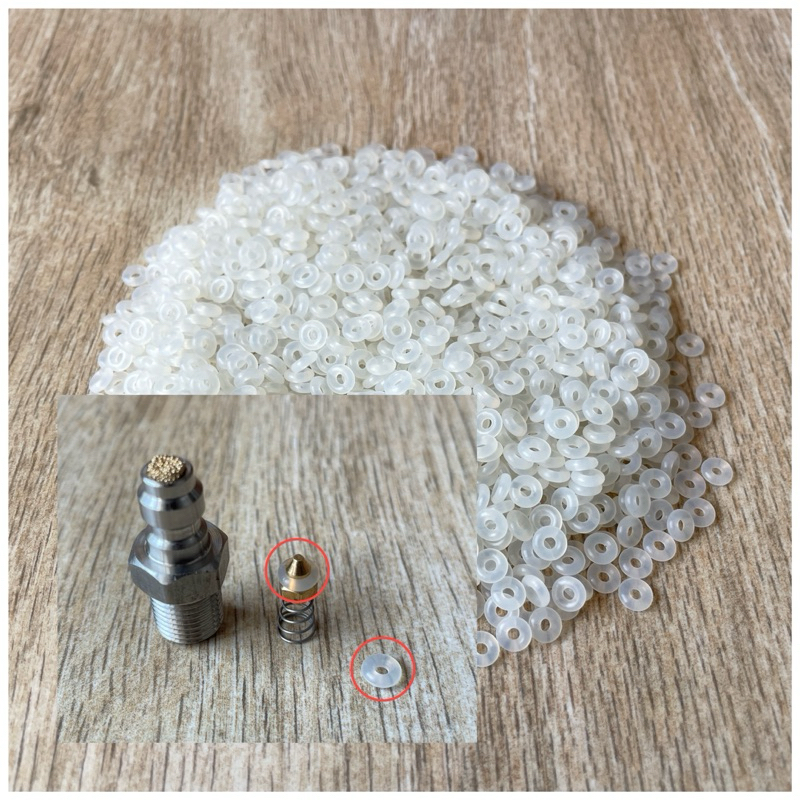 Jual Oring Micro coupler Sil Oring micro PU Putih Shore90 seal mini ...