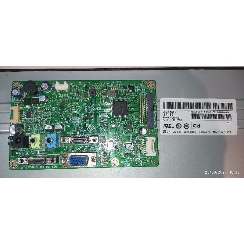 Jual Mainboard Mesin Monitor Viewsonic LED 24" VX2481-MH Copotan ...
