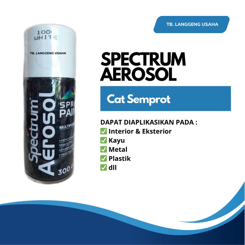 Jual LU SPECTRUM AEROSOL SPRAY PAINT Cat Semprot Kendaran Motor Mobil ...