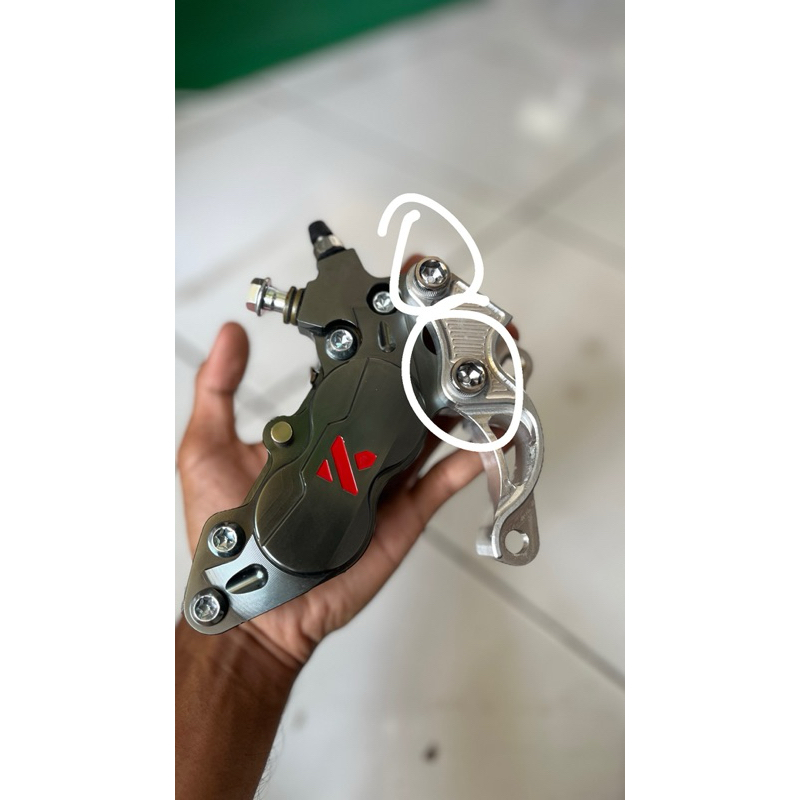 Jual baut L untuk kaliper KTC KYTACO 4p 4piston axial depan drat14 panjang 2,5cm ninja mio beat ...