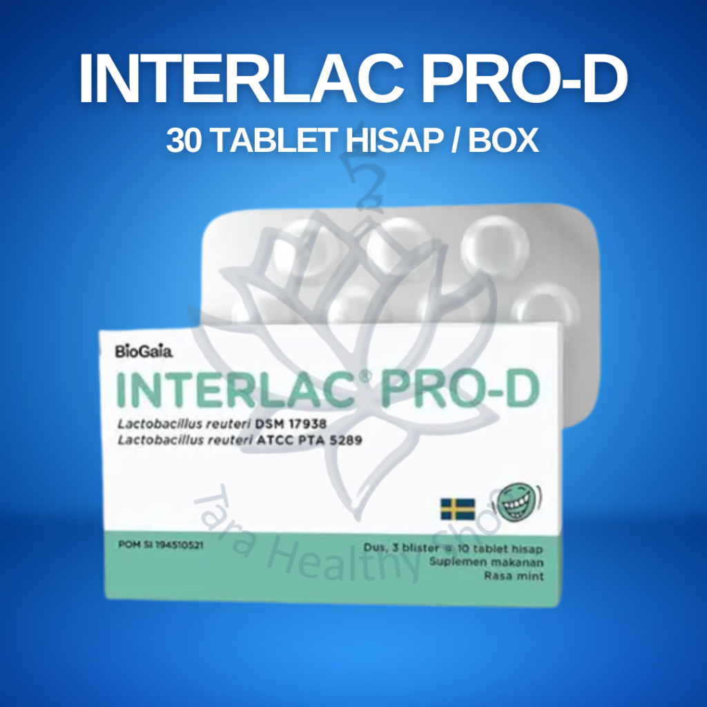 Jual Interlac Pro-D - 30 Lozenges (Tablet Hisap): Probiotic untuk ...