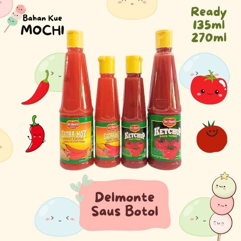 Jual Saos Botol Delmonte / Saus Extra Hot Saus Tomat Botol | Shopee ...
